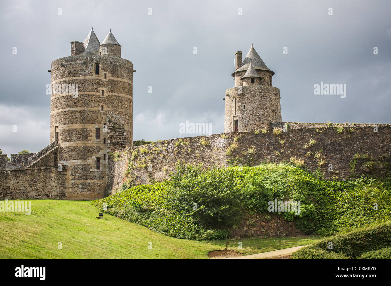 Medieval Round Castle Tower