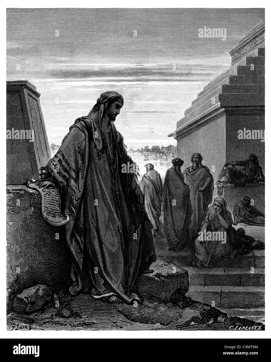 Daniel by gustave dore hi-res stock photography and images - Alamy