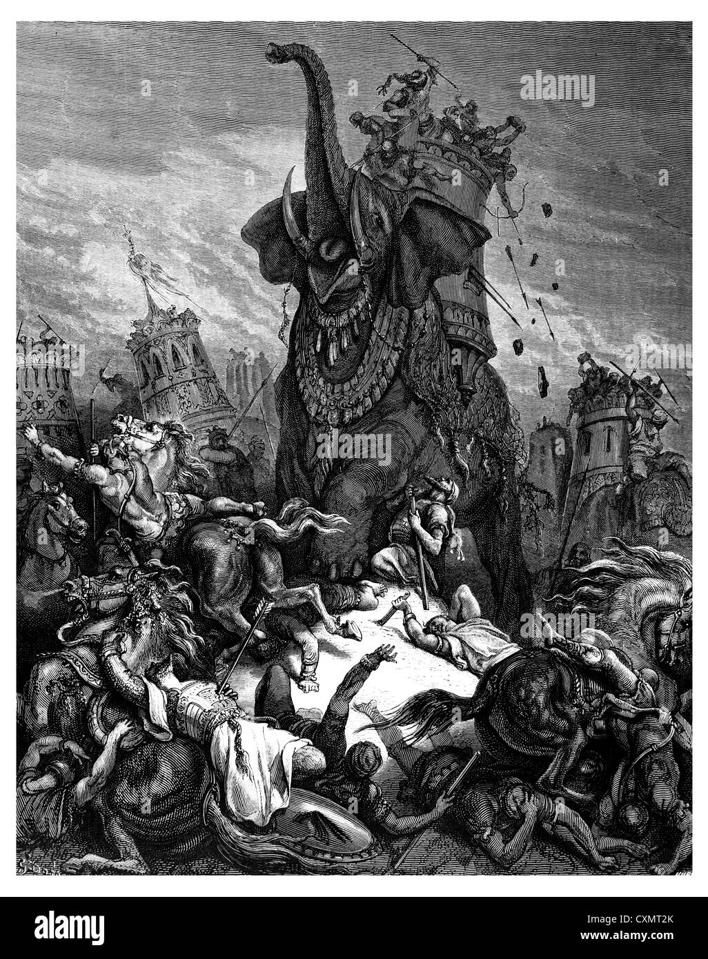 Death of Eleazar Stock Photo - Alamy