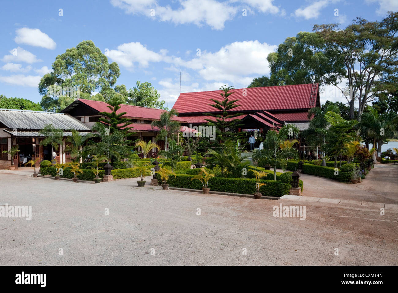 Myanmar, Burma. Green Tea Restaurant, Shan State, near Pindaya ...