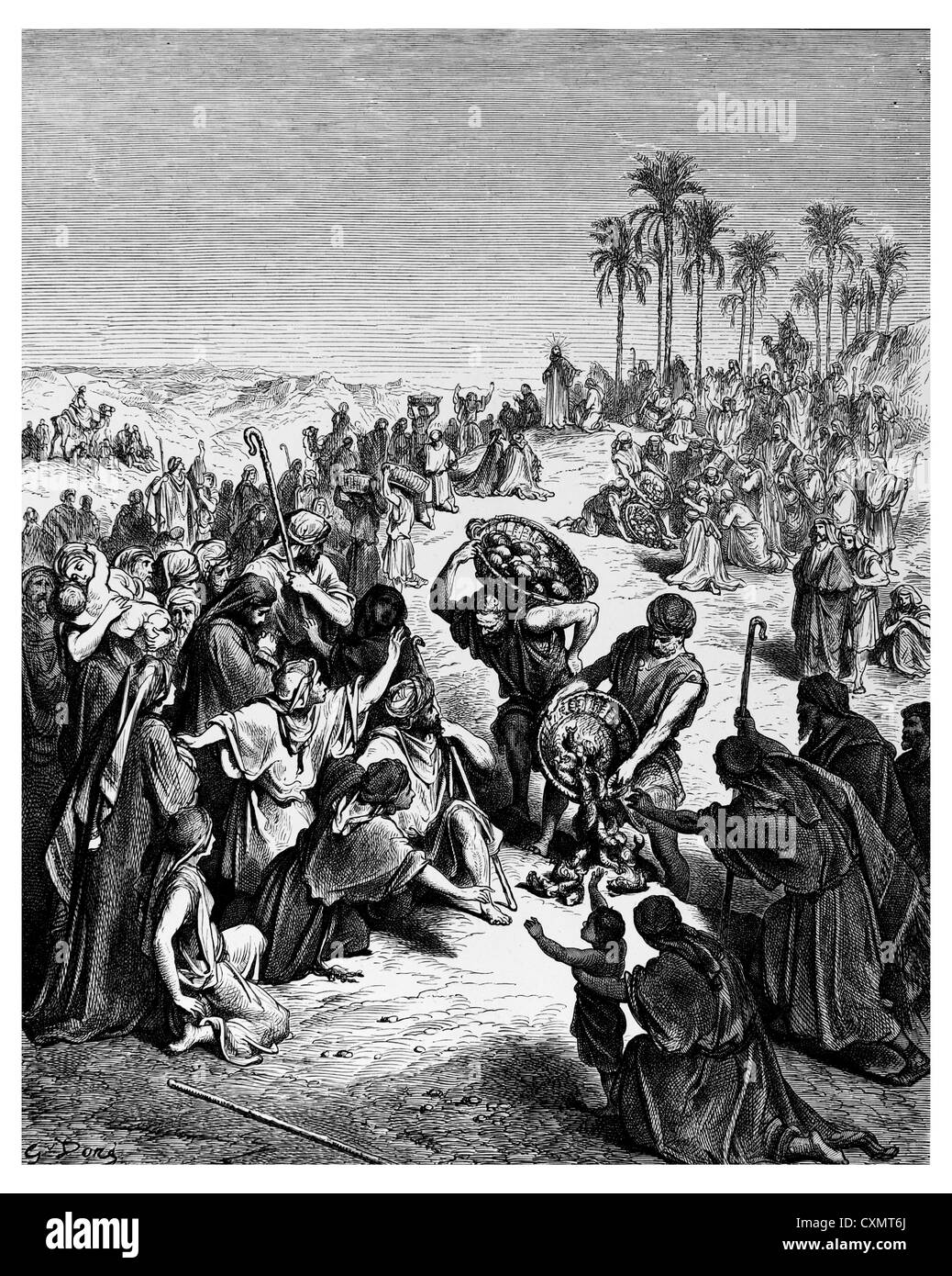 Feeding the Four Thousand Stock Photo - Alamy