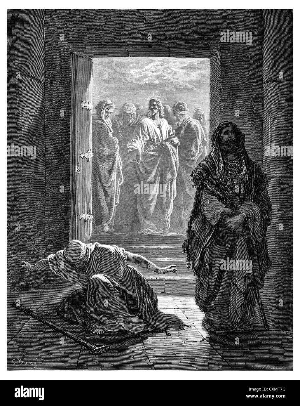 The publican and the Pharisee Stock Photo - Alamy