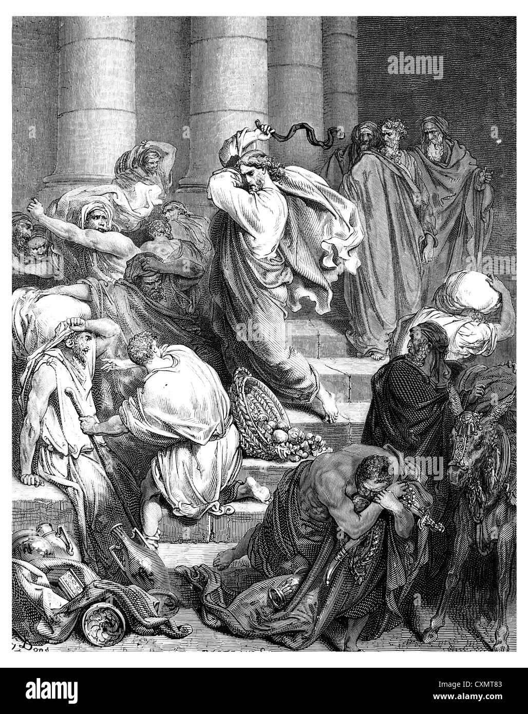 Jesus cleanses temple hi-res stock photography and images - Alamy