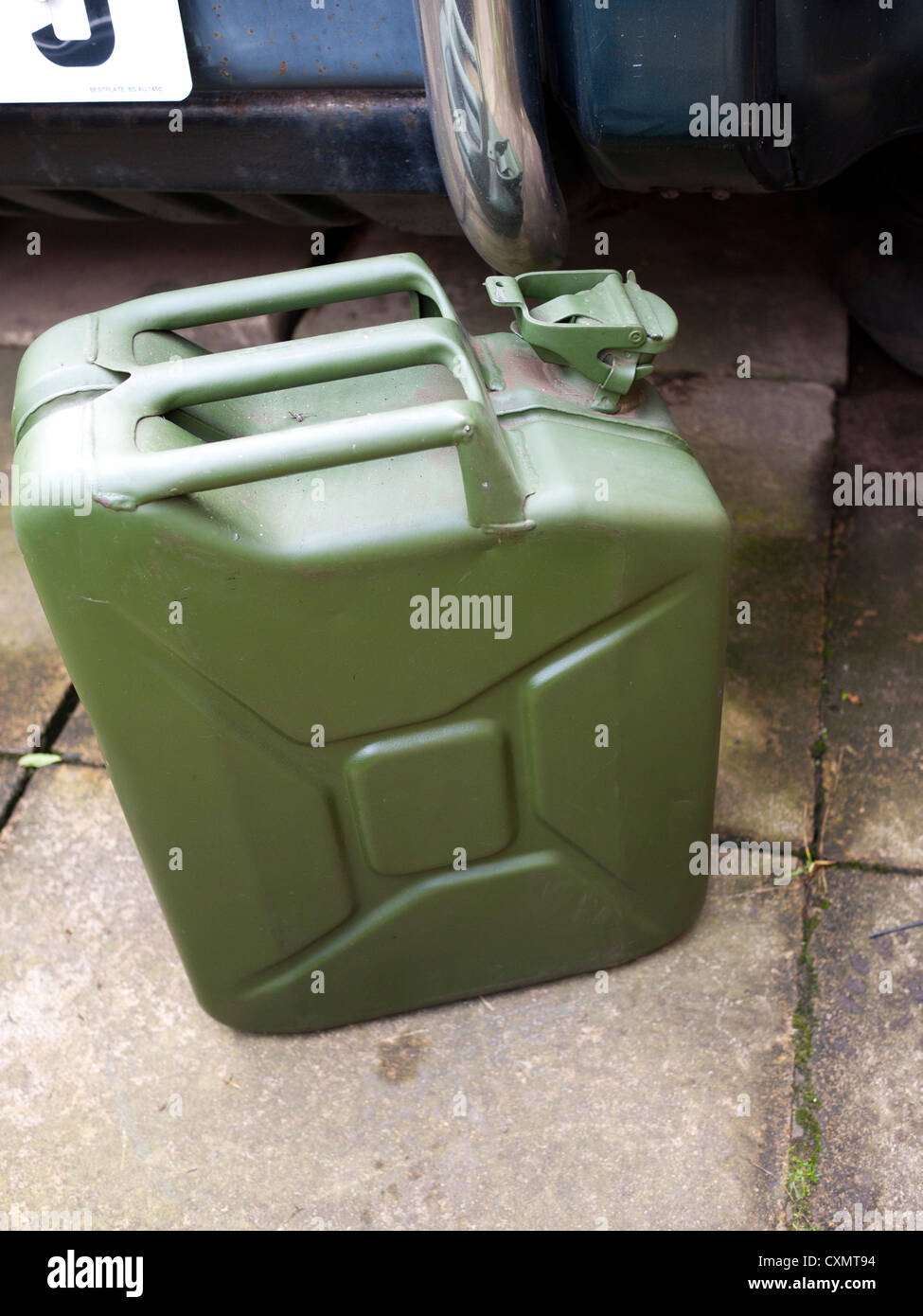 Fuel Jerry Can. England, UK Stock Photo - Alamy