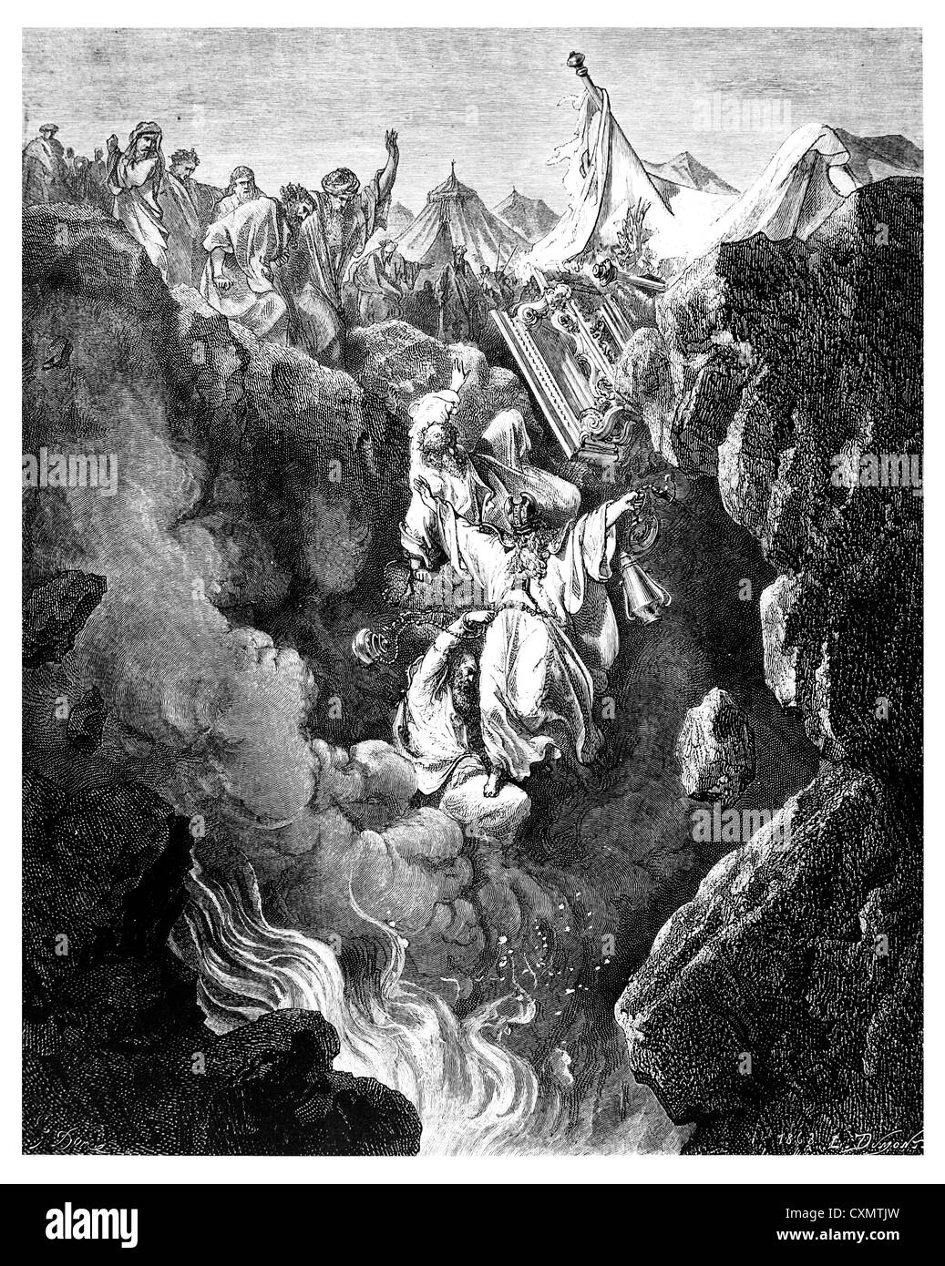 The punishment of korah hi-res stock photography and images - Alamy