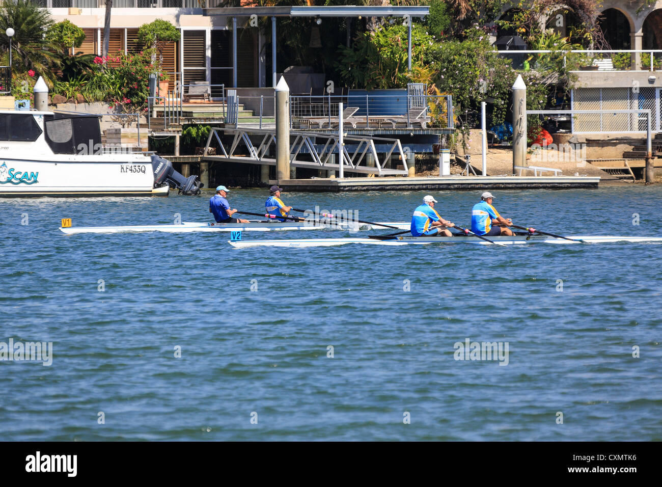 Sculling seniors hi-res stock photography and images - Alamy