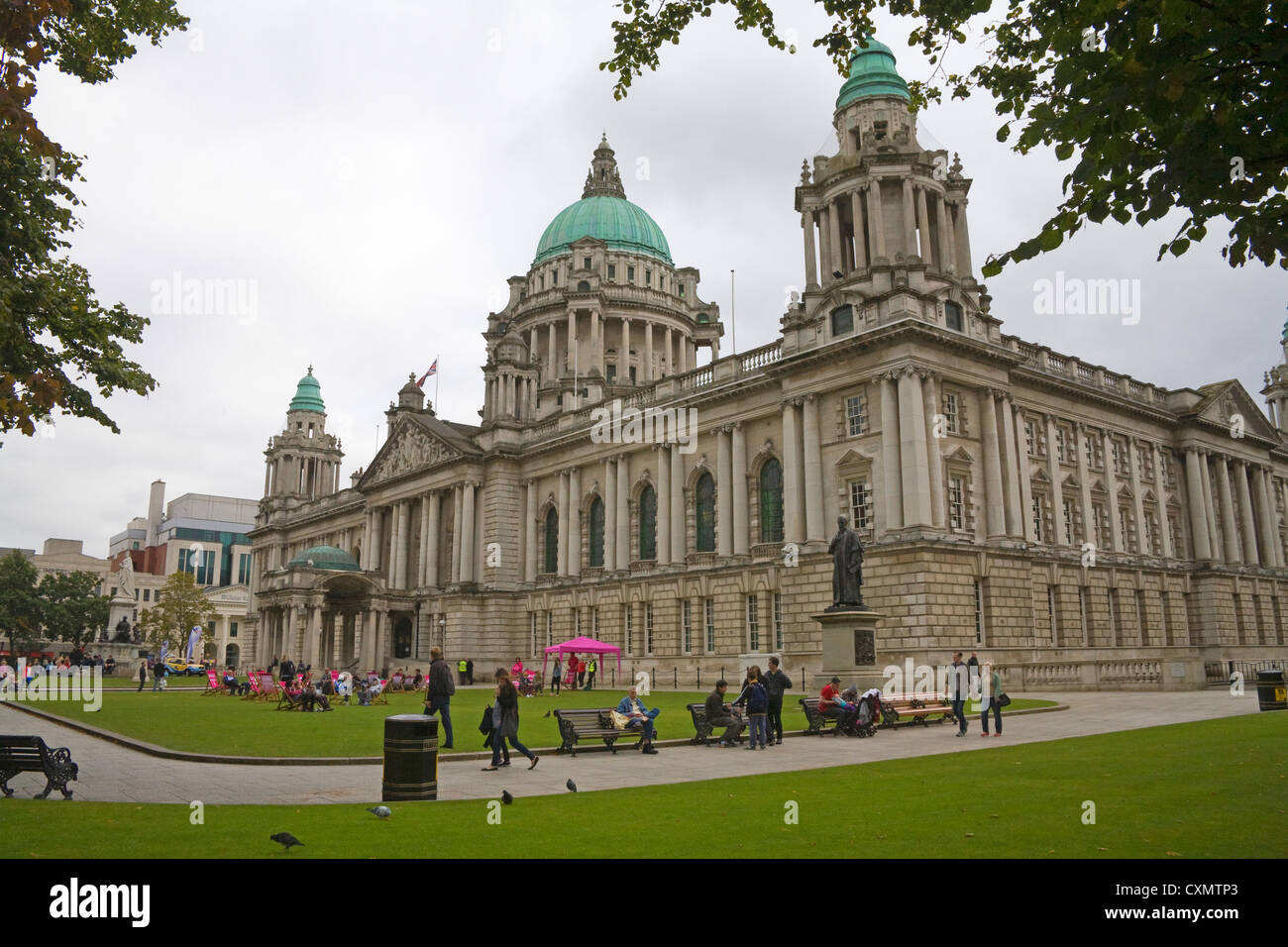 Belfast City Hall Northern Ireland The impressive civic building Stock ...