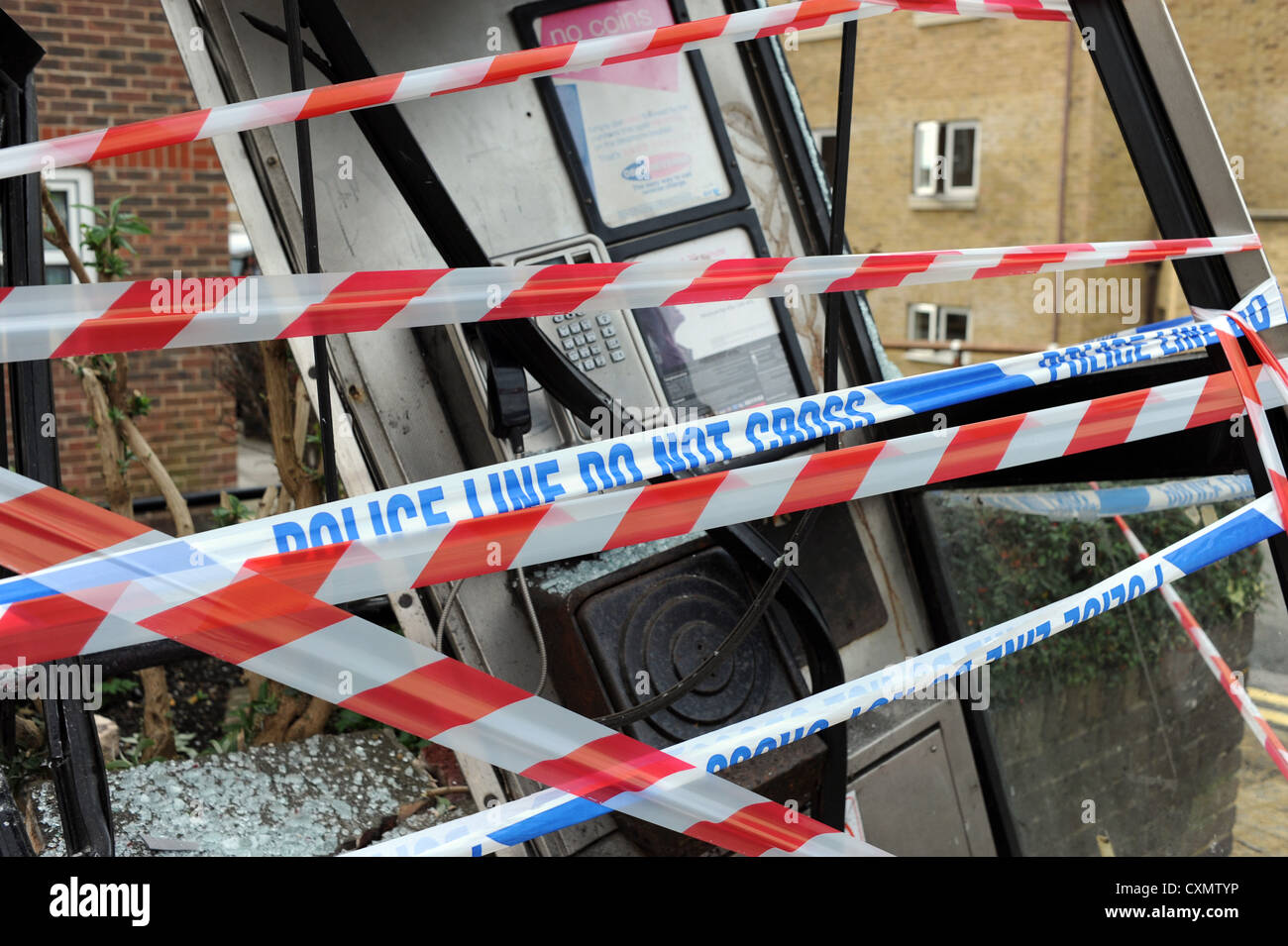 A telephone box in Eastern Road at the junction with Connaught Place ...