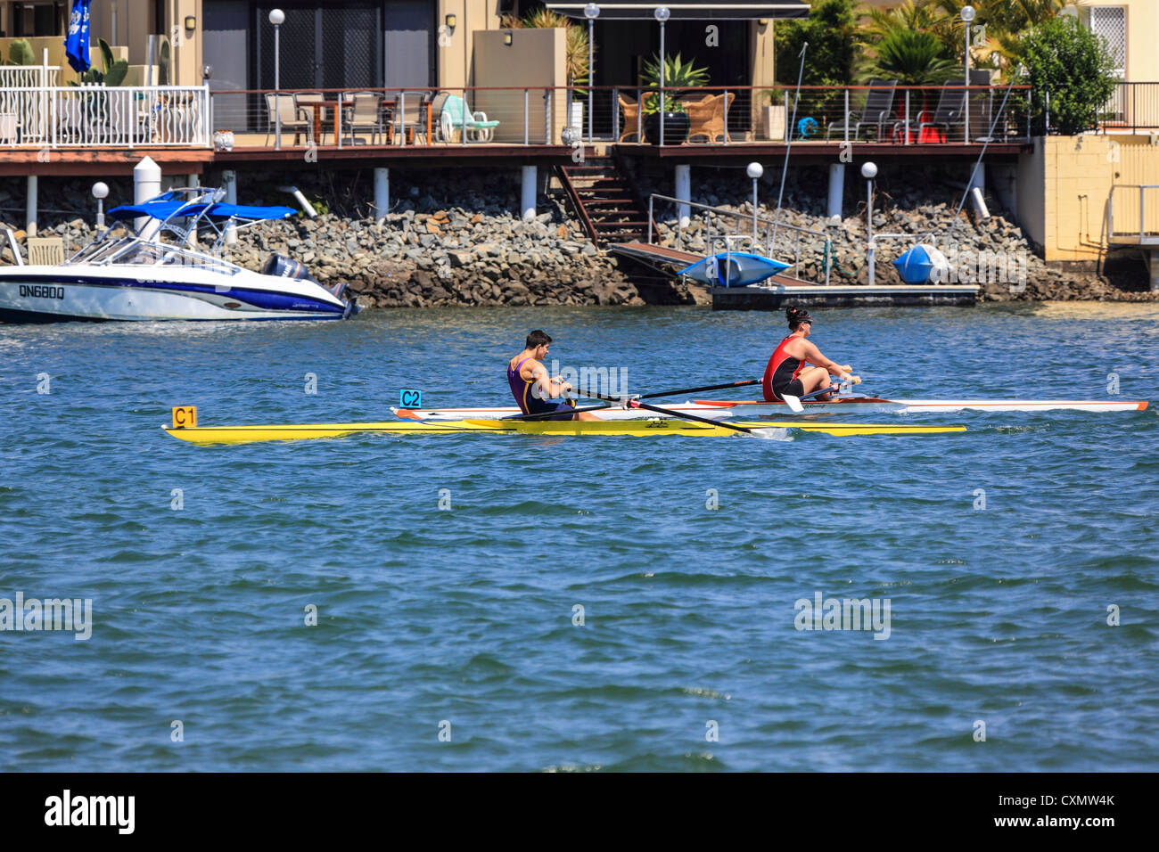 University river regatta rowing for trophies Surfers Paradise ...