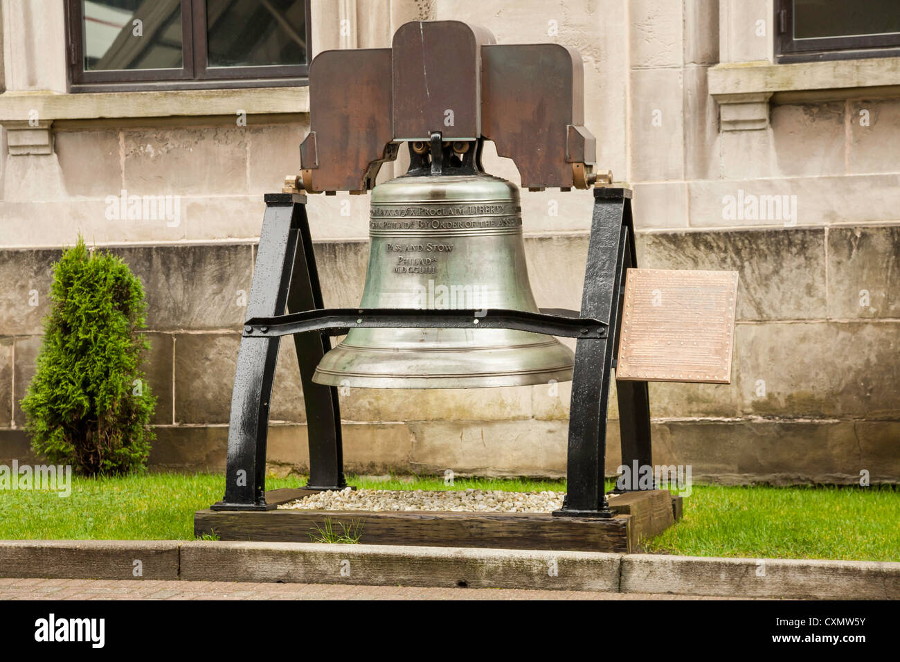 Replica of the Liberty Bell, Juneau, Alaska, USA Stock Photo - Alamy