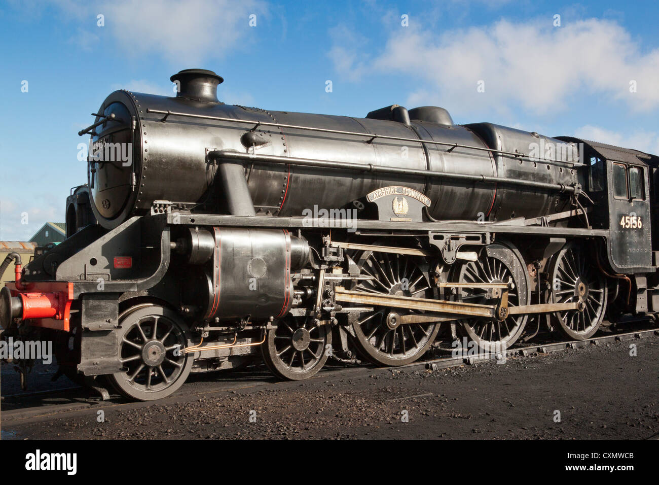 Ayrshire Yeomanry, Earl of Carrick's Own locomotive Stock Photo - Alamy