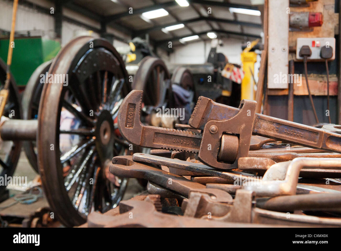 Workbench With Spanners High Resolution Stock Photography and Images ...