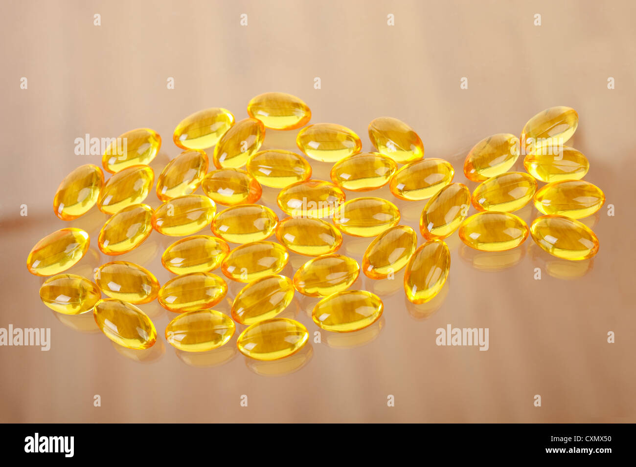 Fish shape omega capsule hi-res stock photography and images - Alamy