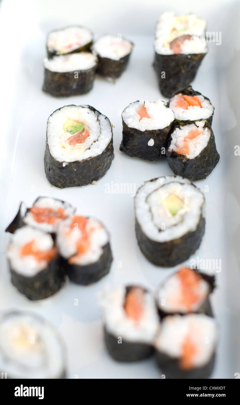 Different types sushi rolls hi-res stock photography and images - Alamy