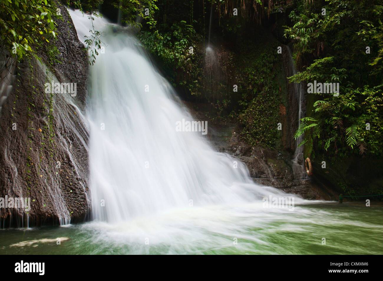 Gudong Waterfall after an overnight rain storm. Gudong Waterfall ...