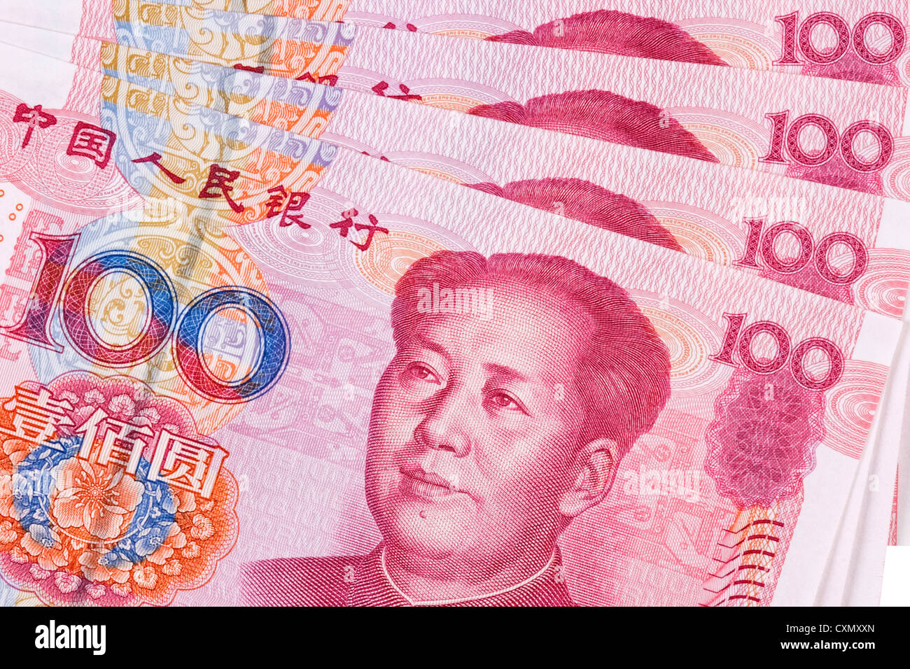 100 Renminbi Yuan Chinese Currency Stock Photos & 100 Renminbi Yuan ...