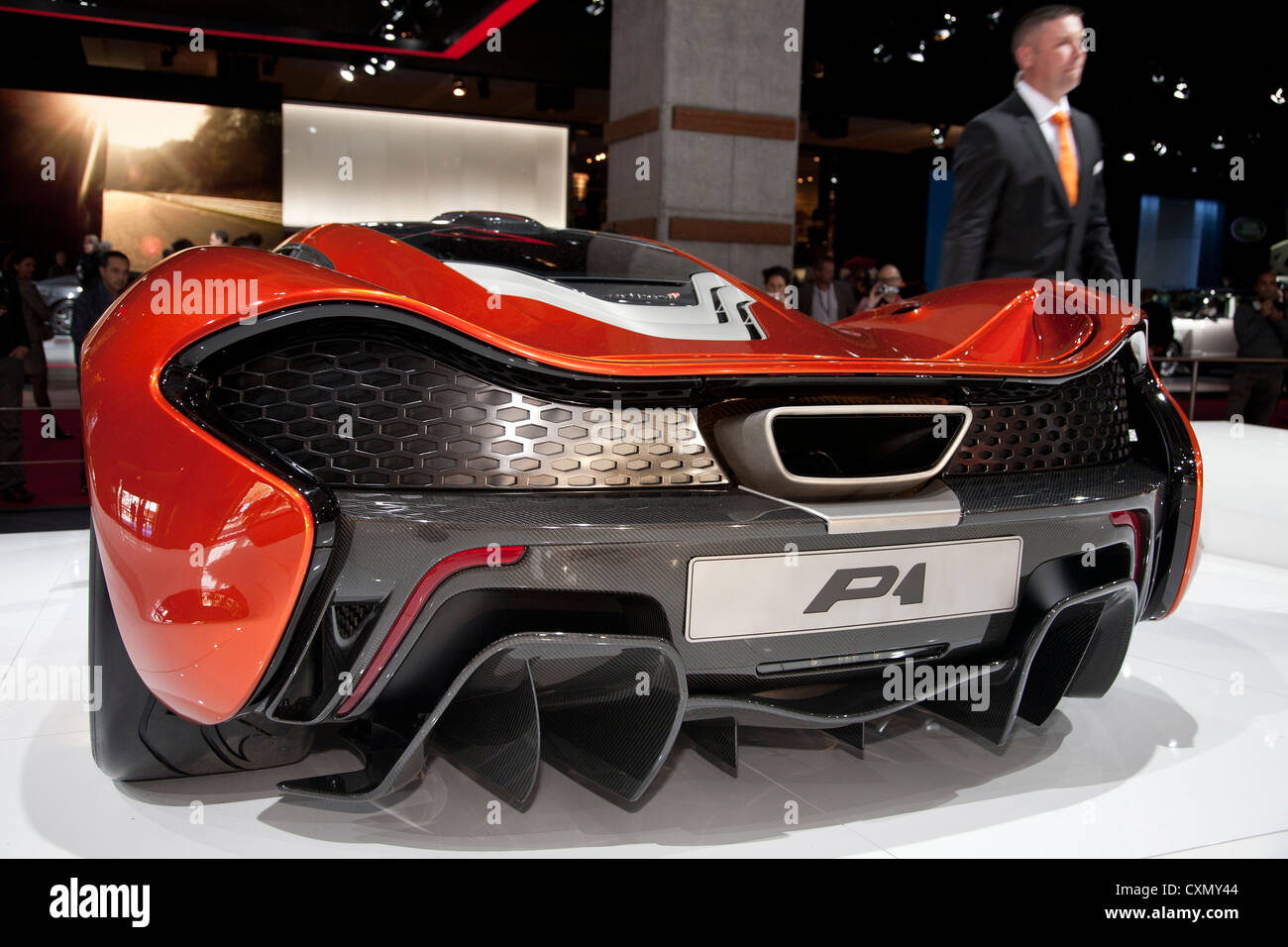 McLaren P1 super car at the Paris Motor Show 2012 Stock Photo - Alamy