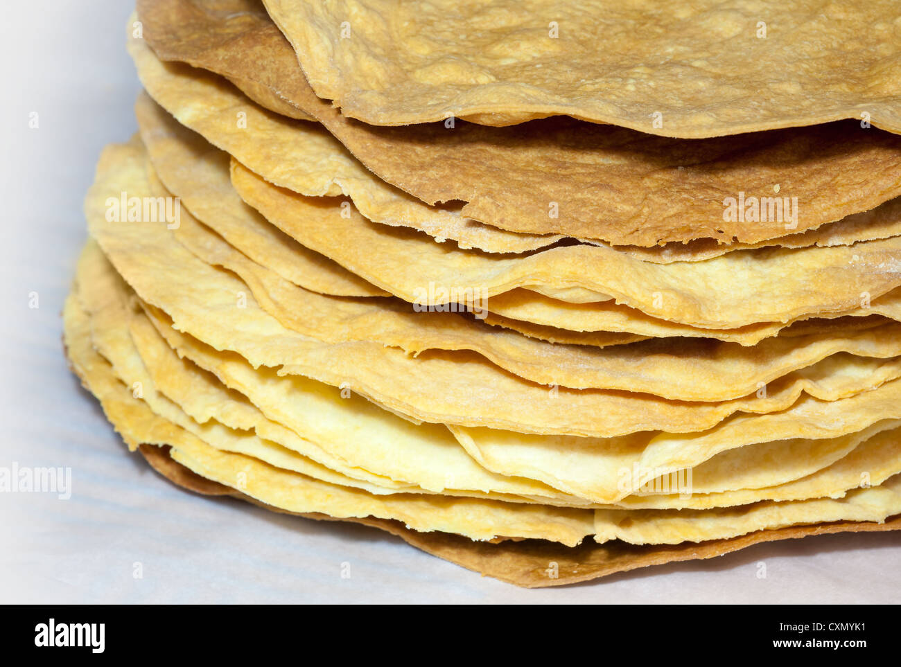 Pile of fresh homemade dry puff cakes Stock Photo - Alamy