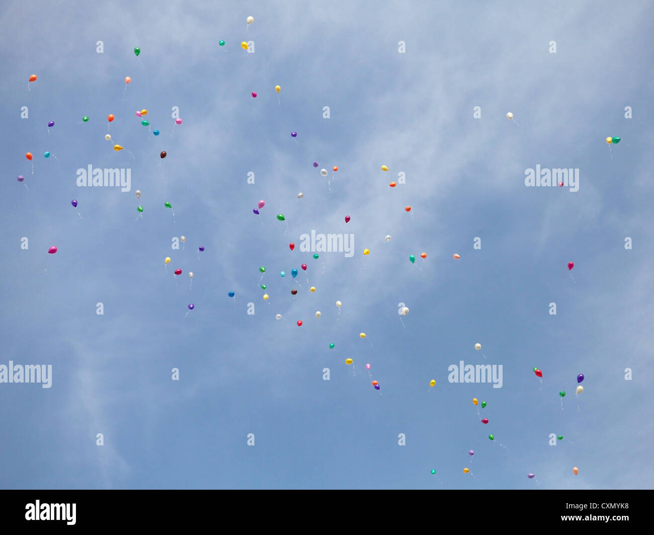Balloons sky hi-res stock photography and images - Alamy