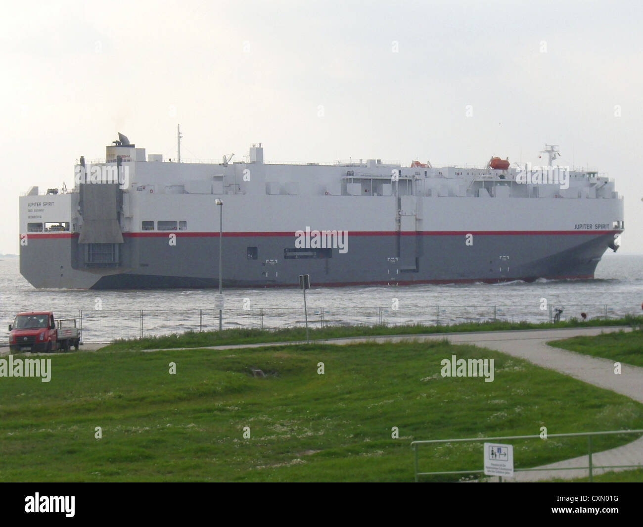 The car carrier '''Jupiter Spirit''' of Nissan motor Car Carrier has ...