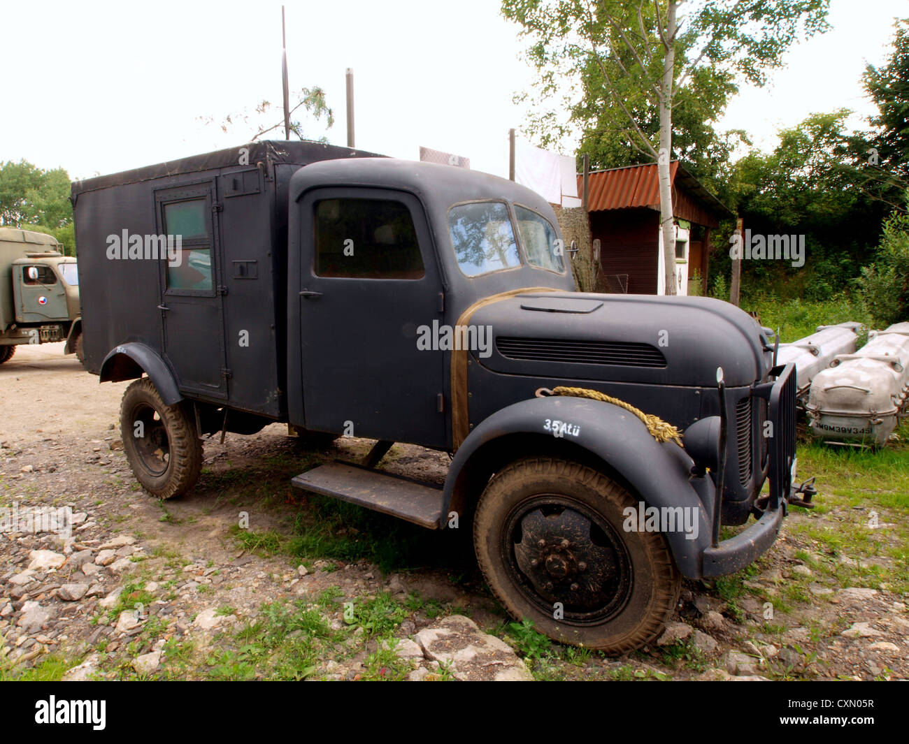 The Steyr 1500 is a military radio truck, widely used during WWII for ...
