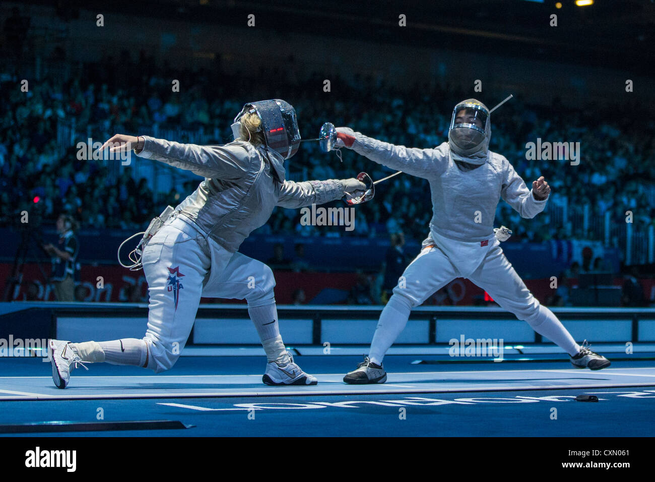 Saber Fencers High Resolution Stock Photography and Images - Alamy