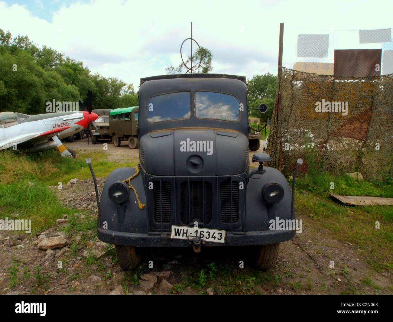 The Steyr 1500 radio truck is a military vehicle used during World War ...