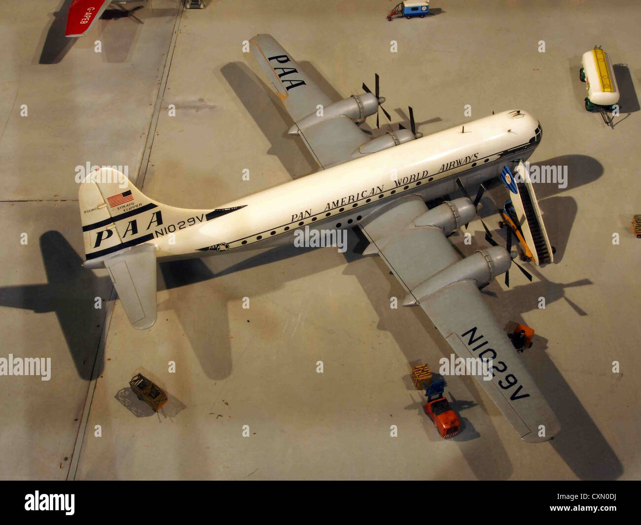 Aircraft model exhibits at Aviodrome Lelystad Stock Photo - Alamy