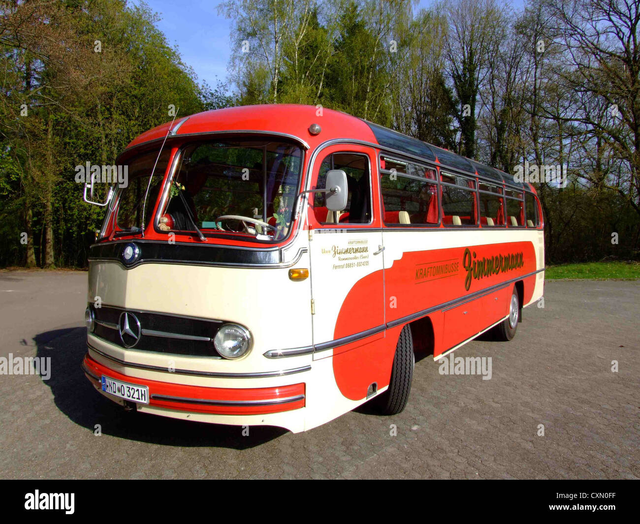 Mercedes-Benz O 321 classic old bus Stock Photo - Alamy