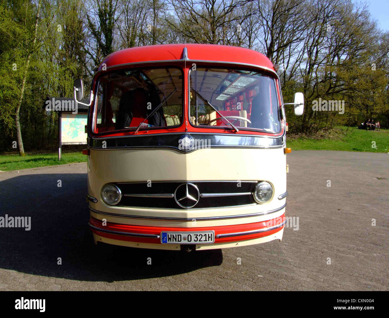 Mercedes-Benz O 321 classic old bus Stock Photo - Alamy
