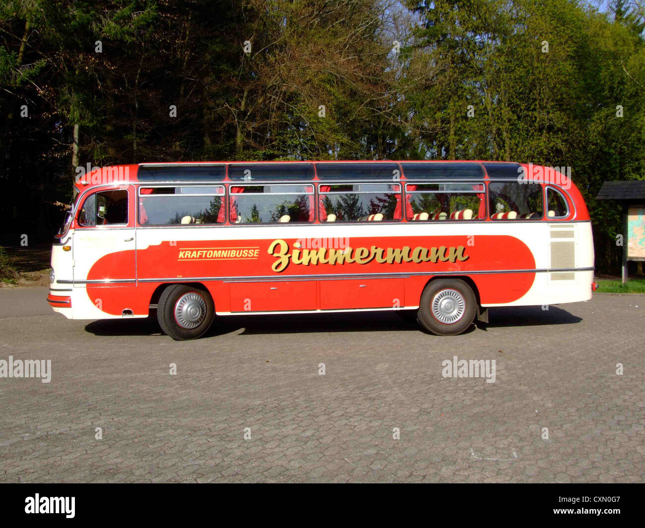 Mercedes-Benz O 321 classic old bus Stock Photo - Alamy