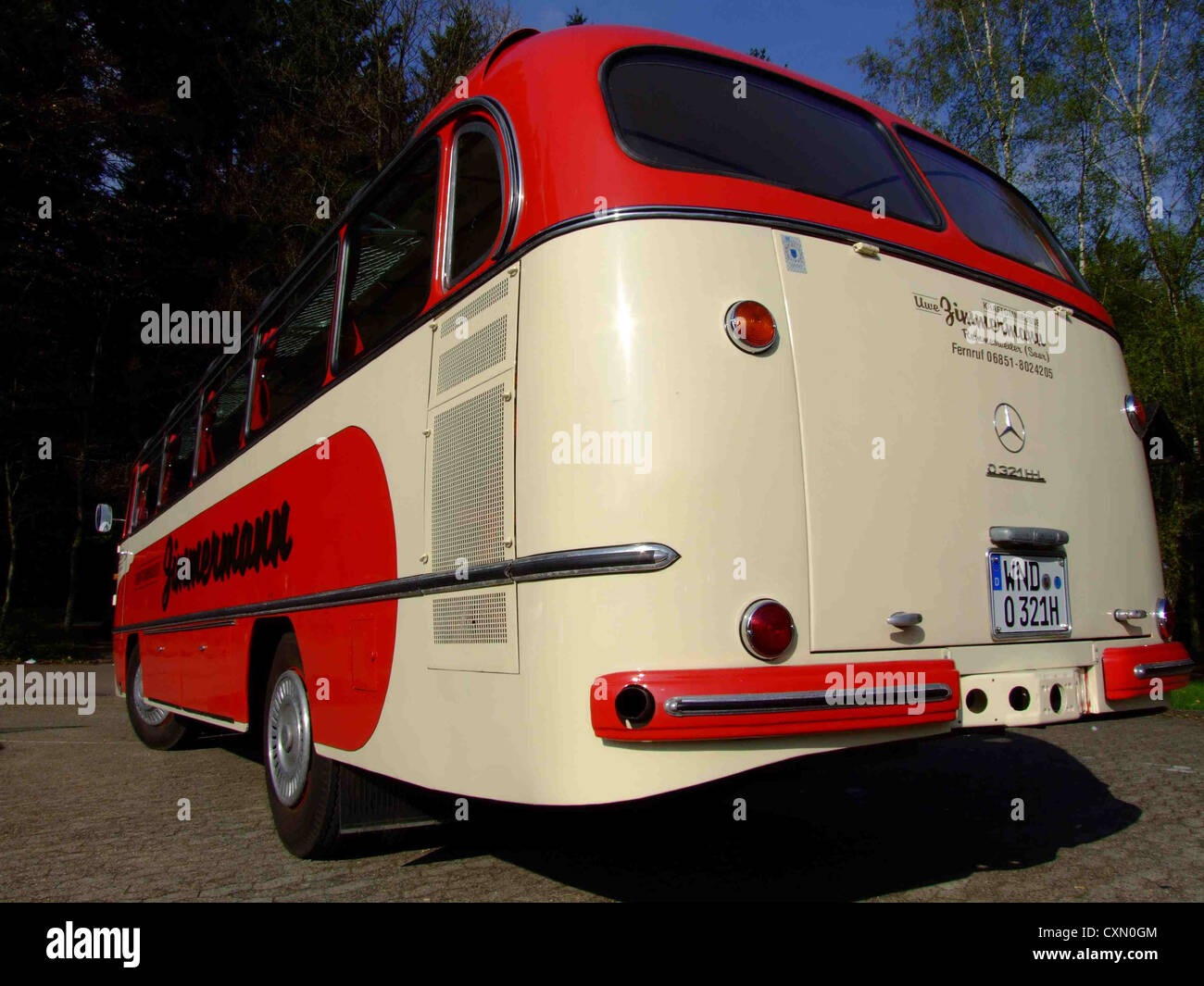 Mercedes-Benz O 321 classic old bus Stock Photo - Alamy