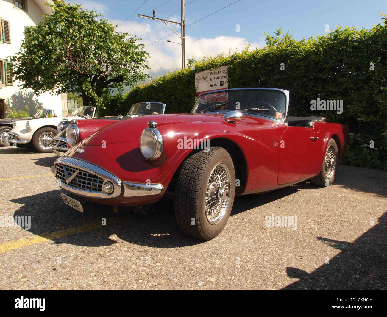 Daimler SP250 classic vintage sports car Stock Photo - Alamy