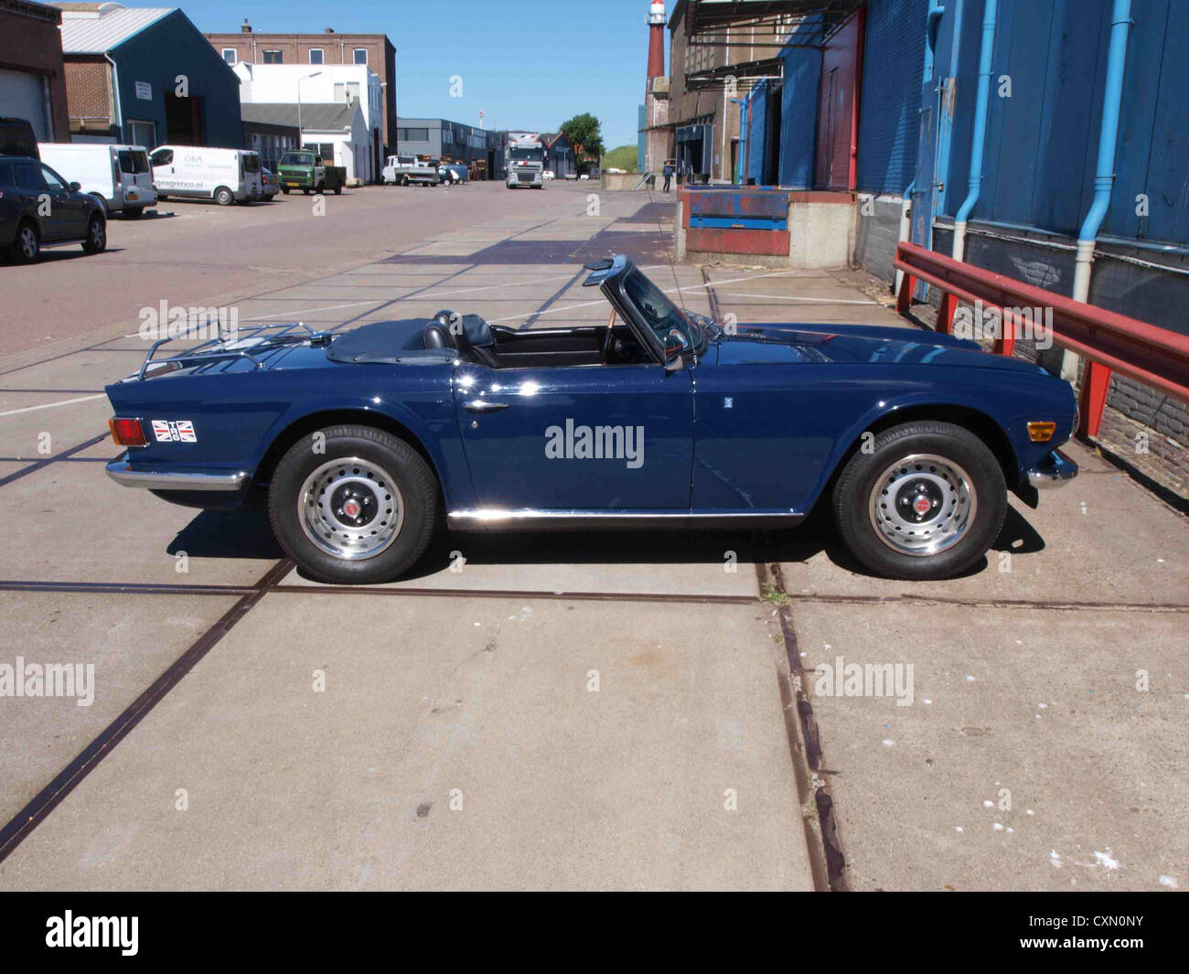 Triumph TR6 classic car Stock Photo - Alamy