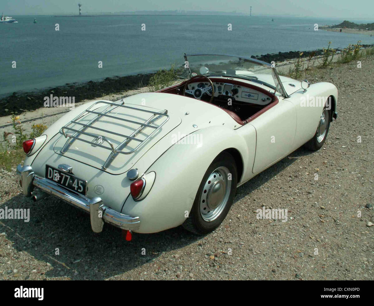 MG classic car Stock Photo - Alamy