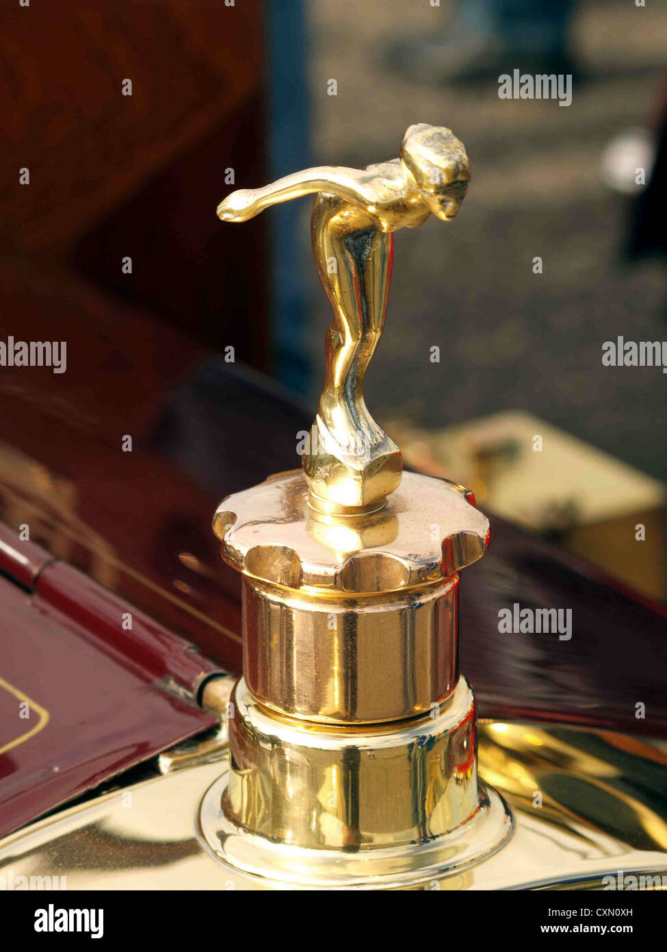 1910 Straker-Squire female ornament Stock Photo - Alamy