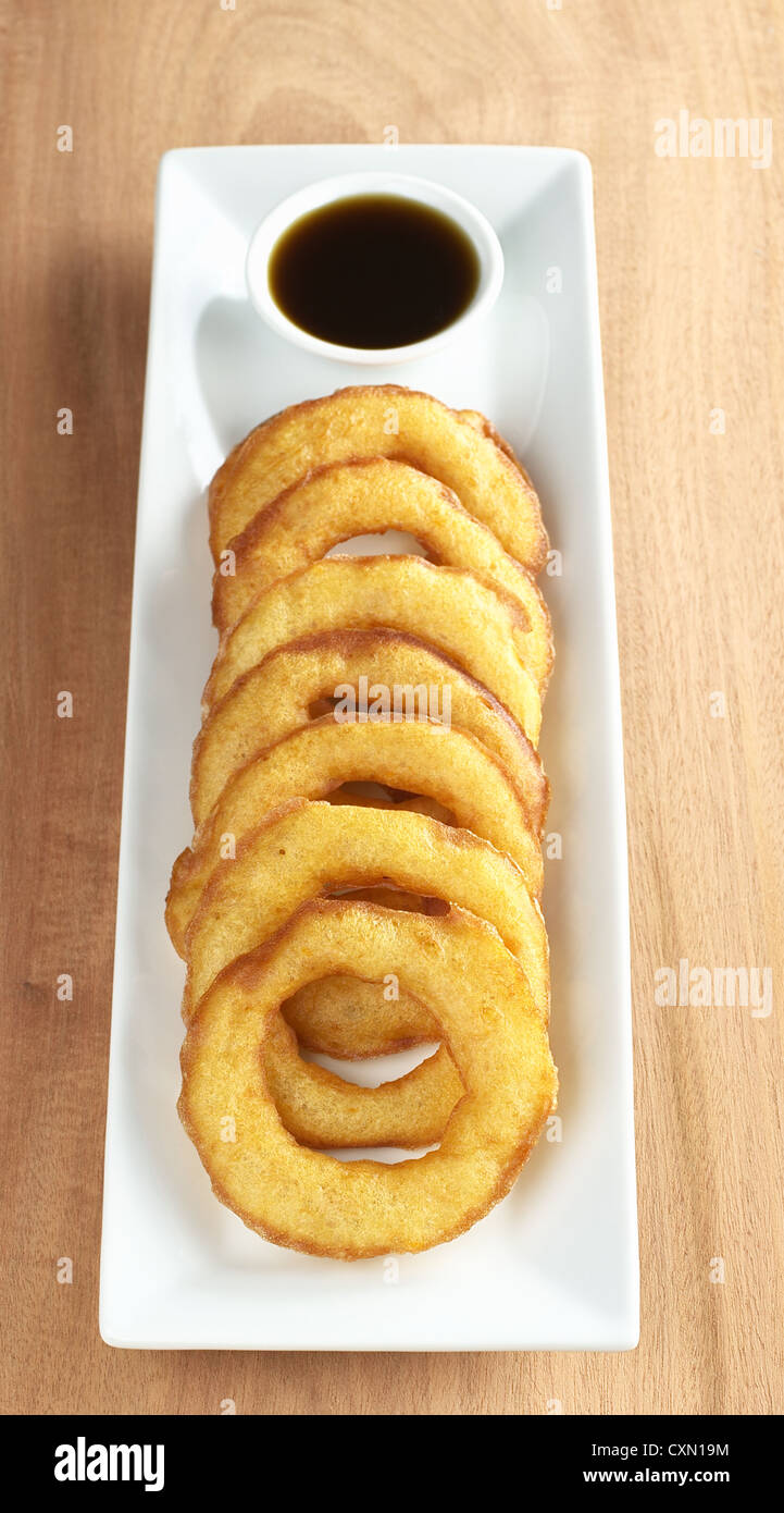 Popular Peruvian dessert called Picarones made from squash and sweet ...