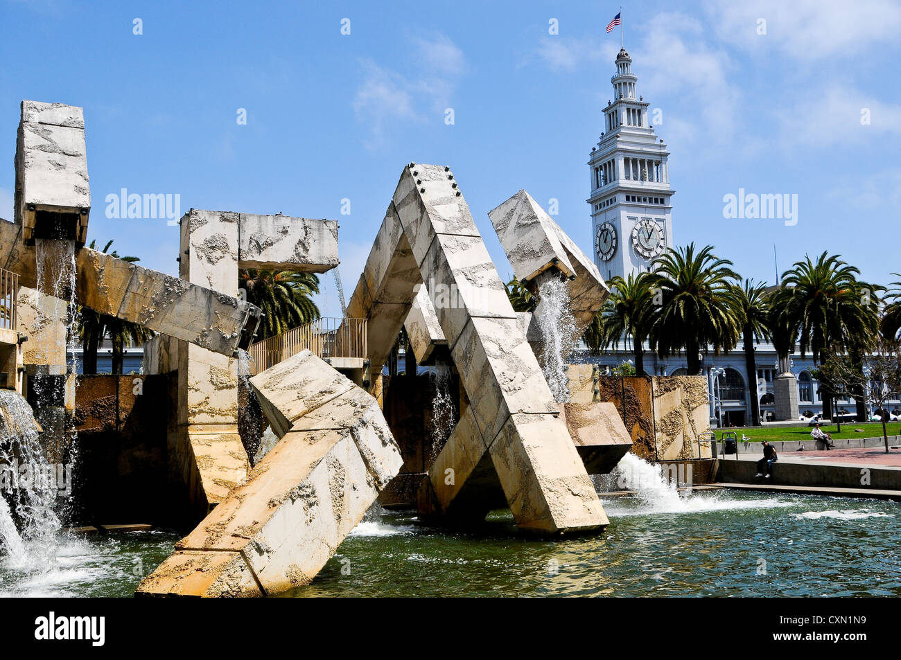 Justin Herman Plaza/Ferry Building - San Francisco Stock Photo - Alamy
