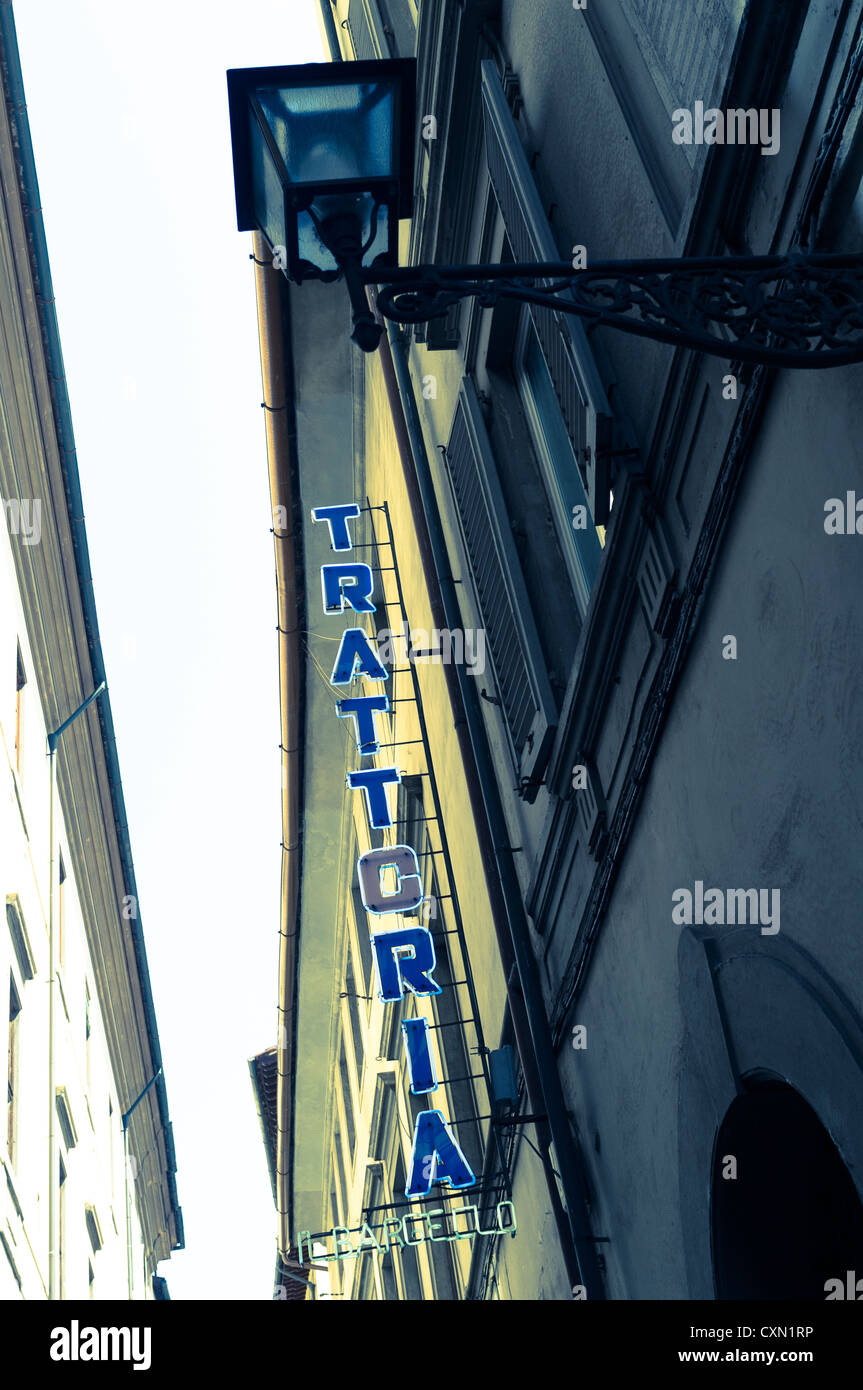 Trattoria sign hi-res stock photography and images - Alamy