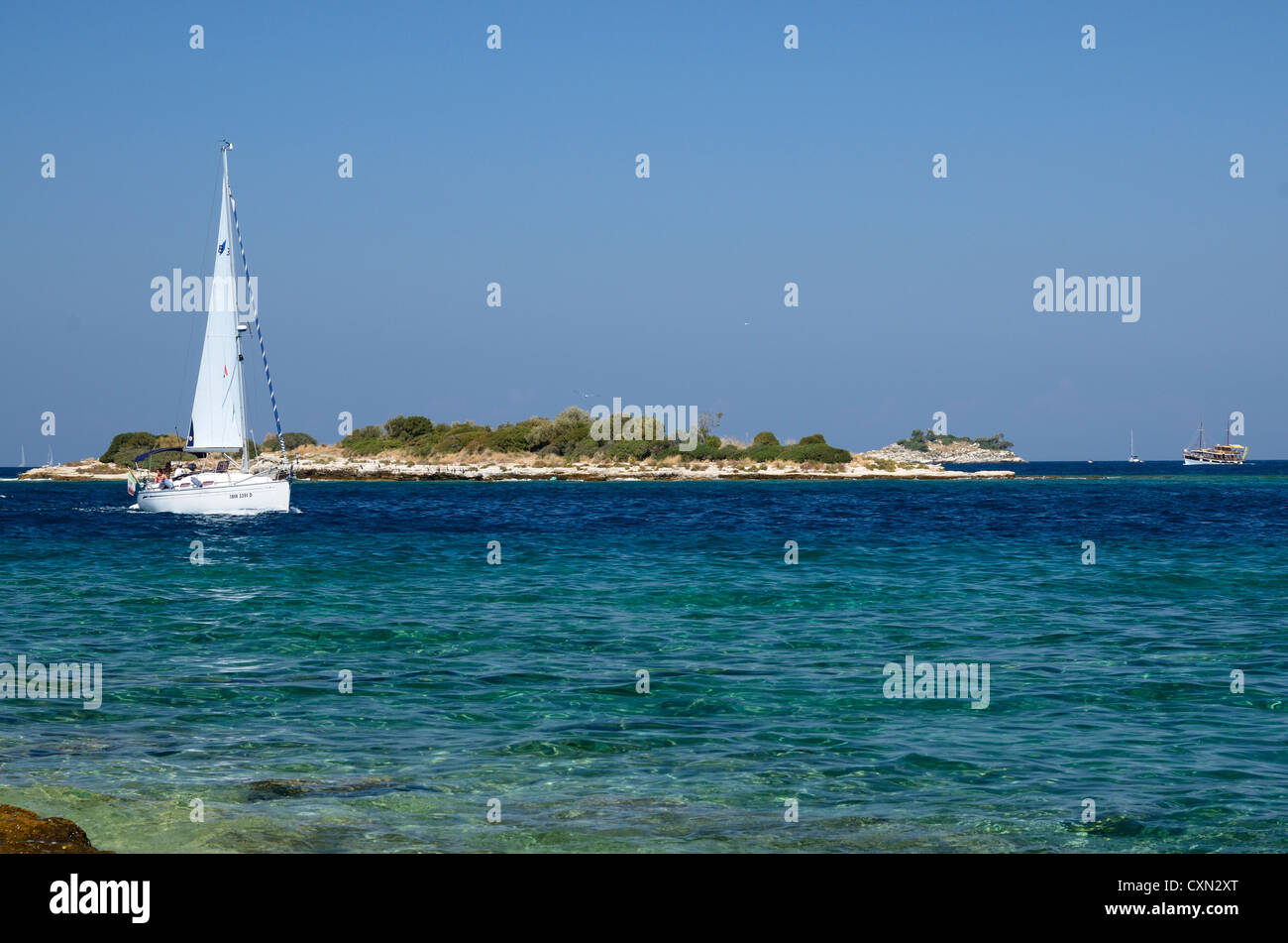 Red Island is one of the most beautiful of the Rovinji archipelago ...