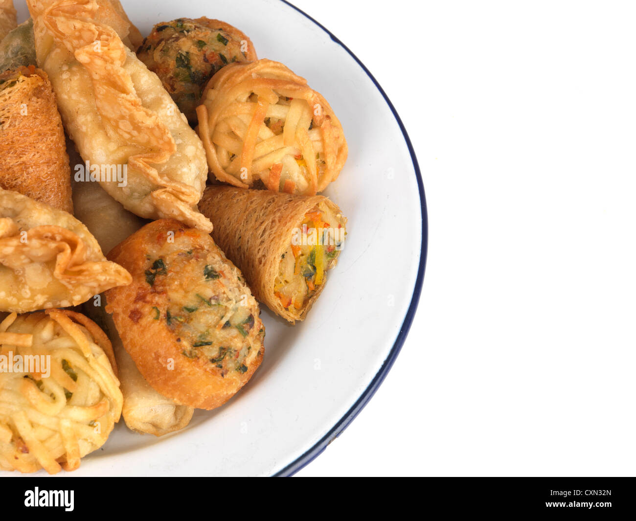 Prawn and Vegetable Dim Sum Stock Photo - Alamy