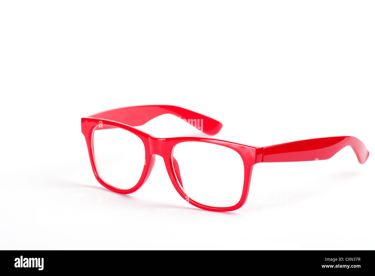Red frame eyeglasses hi-res stock photography and images - Alamy