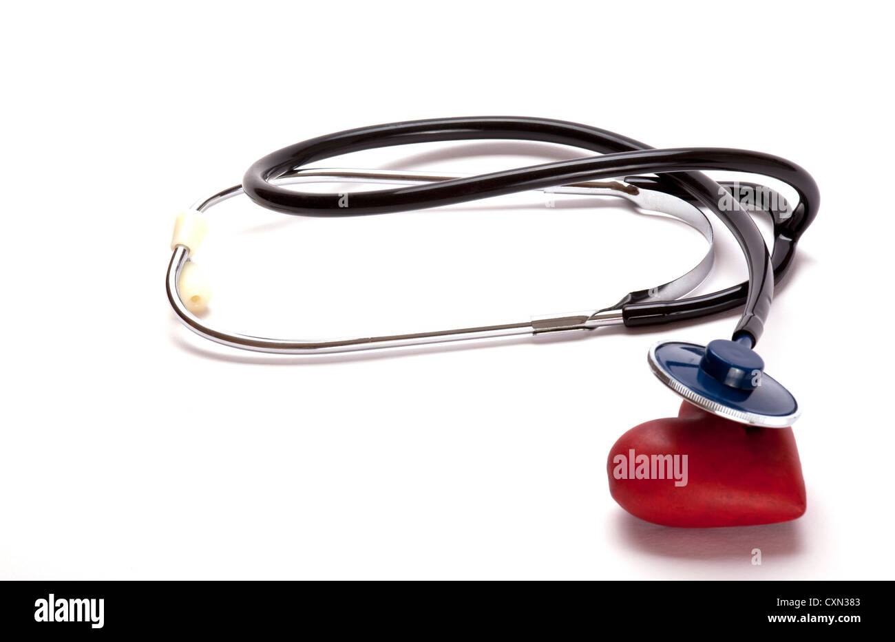 stethoscope and heart Stock Photo - Alamy