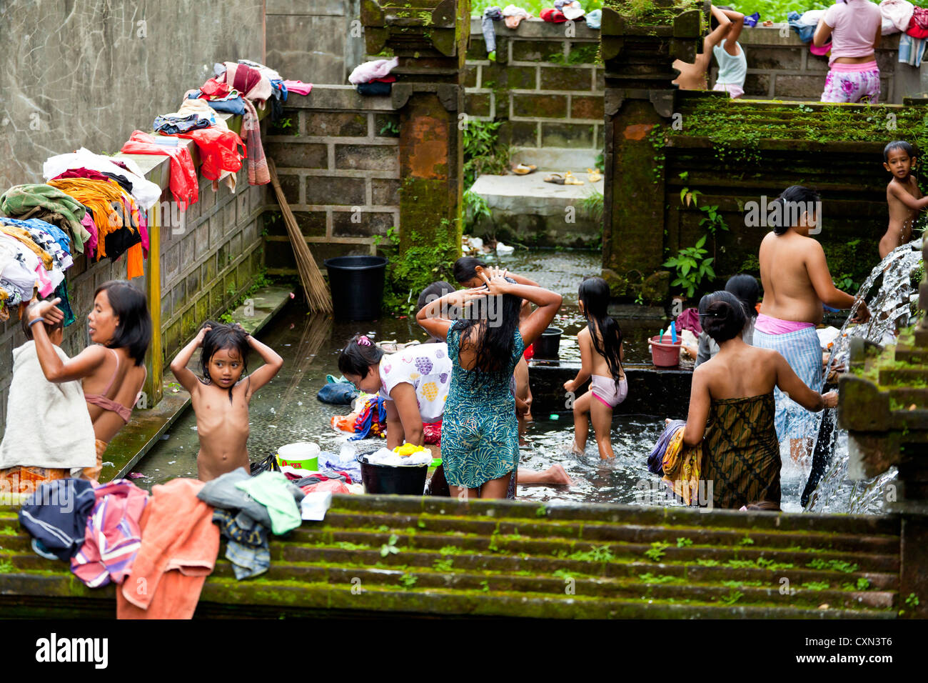 Washing Place on Bali Stock Photo - Alamy