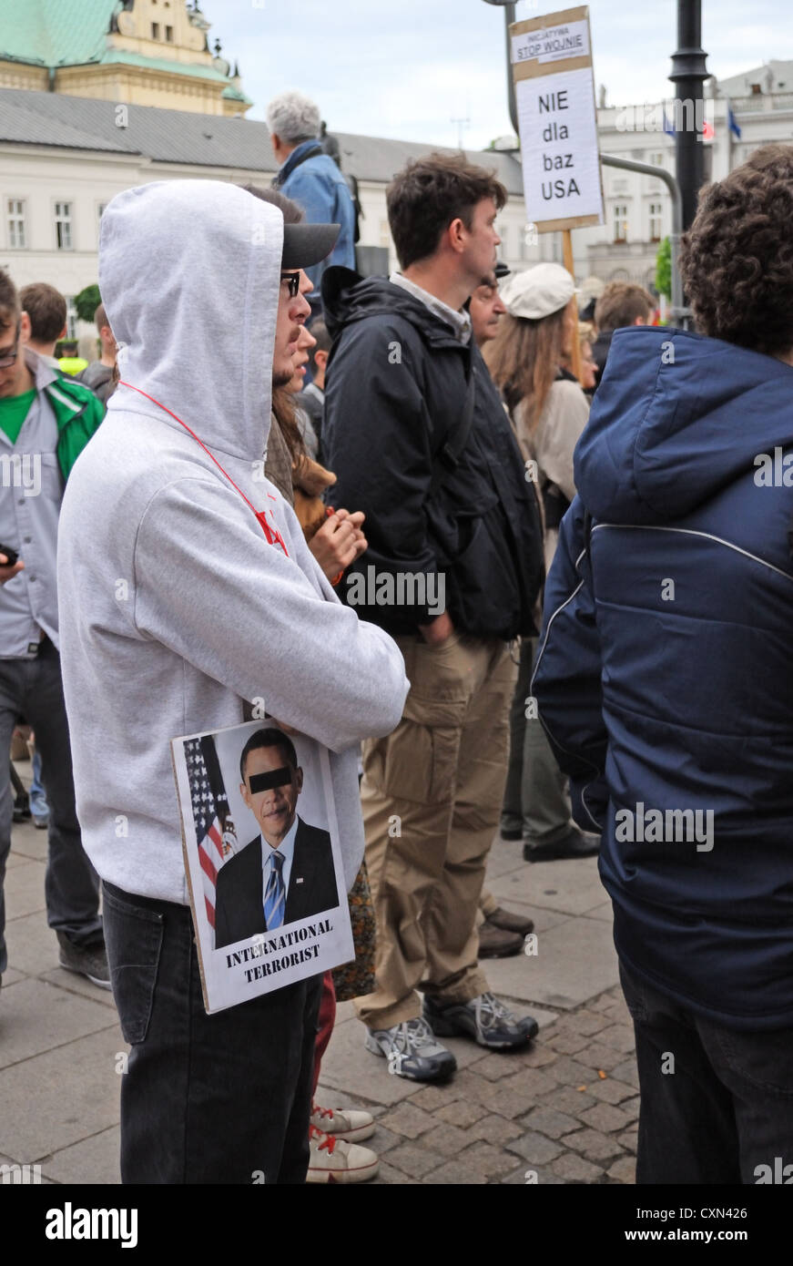 Banner poster protesters hi-res stock photography and images - Alamy