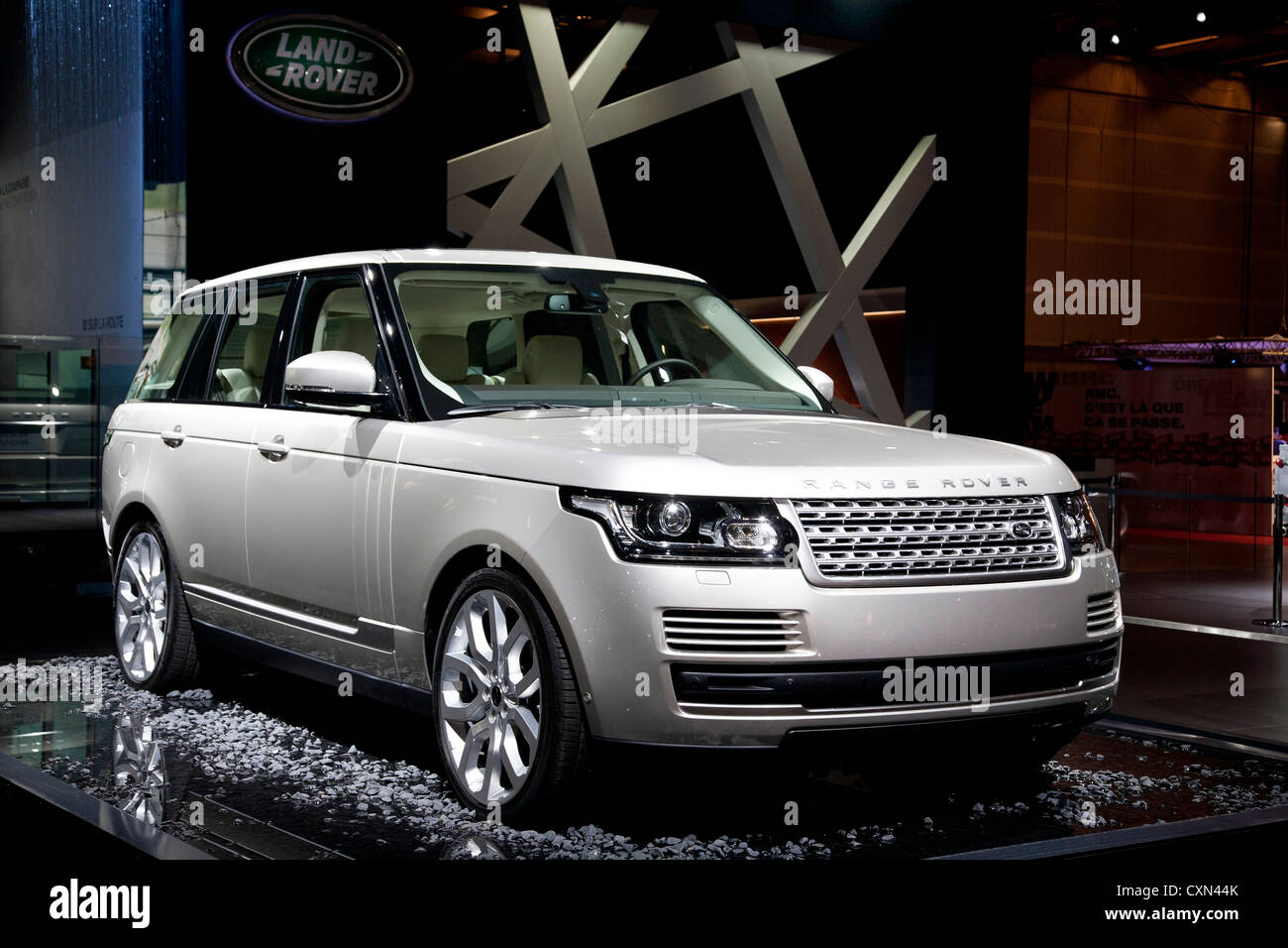 Range Rover at Paris Motor Show 2012 Stock Photo - Alamy