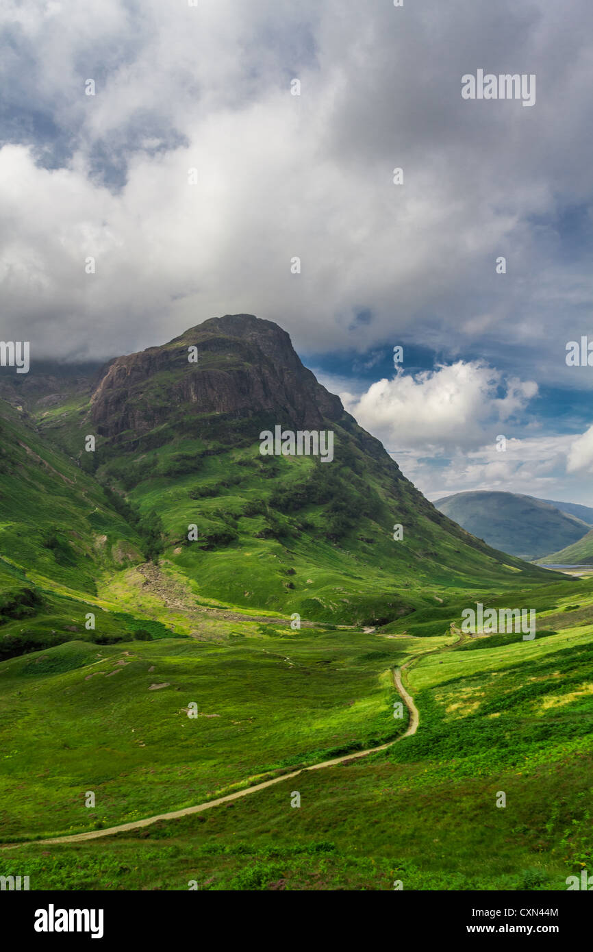 Footpath in the Scotland highlands in summer Stock Photo - Alamy