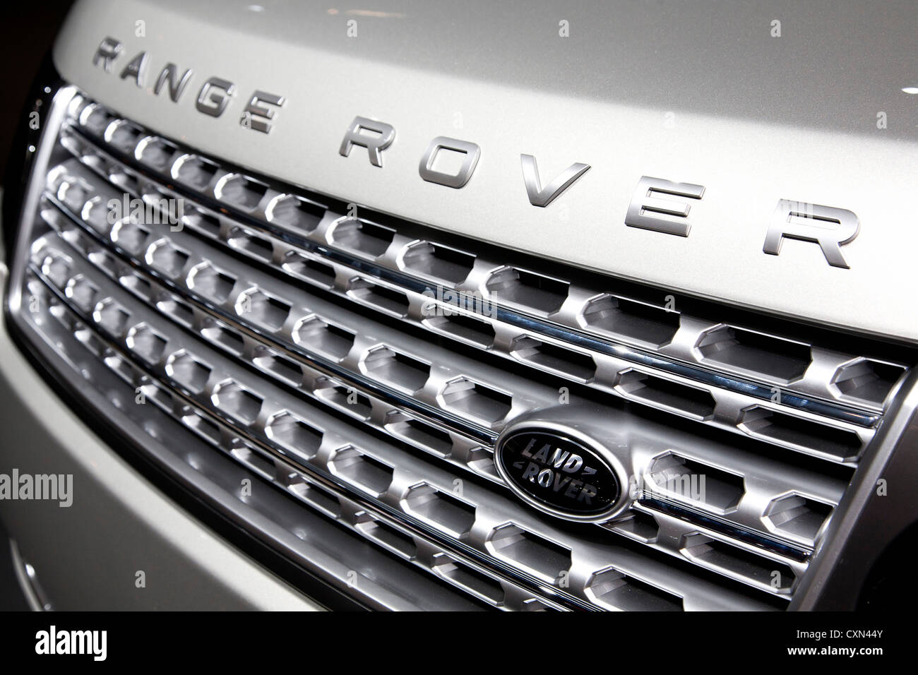 Range Rover at Paris Motor Show 2012 Stock Photo - Alamy