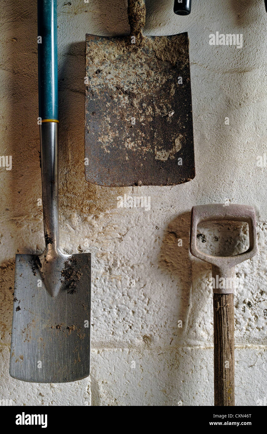 Old Garden Tools Stock Photo - Alamy