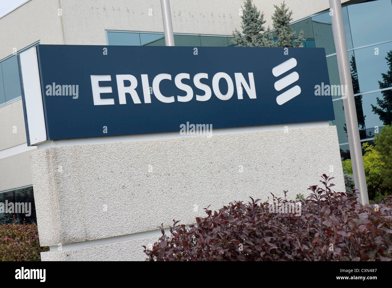 Ericsson logo hi-res stock photography and images - Alamy